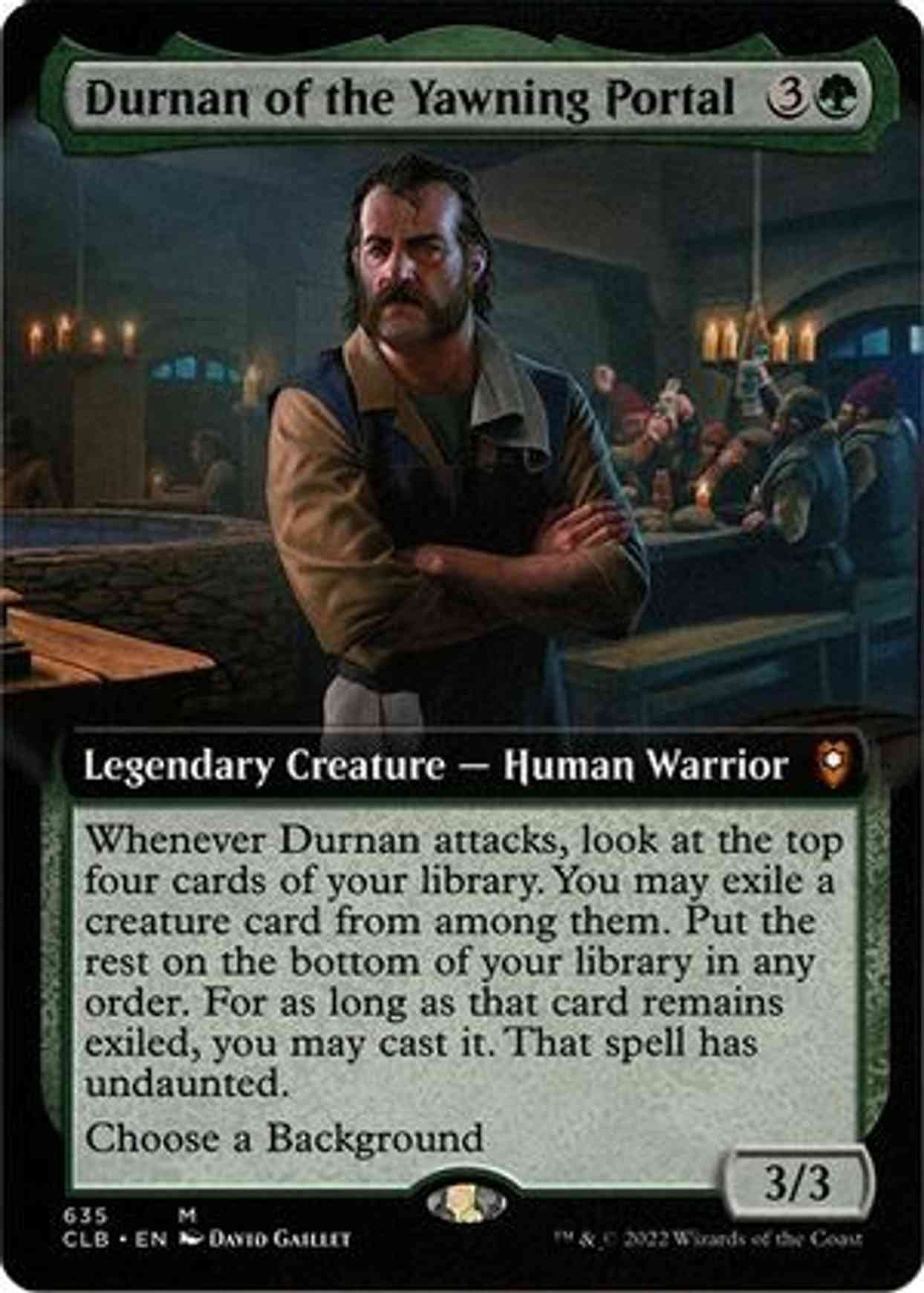 Durnan of the Yawning Portal (Extended Art) Price from mtg Commander ...