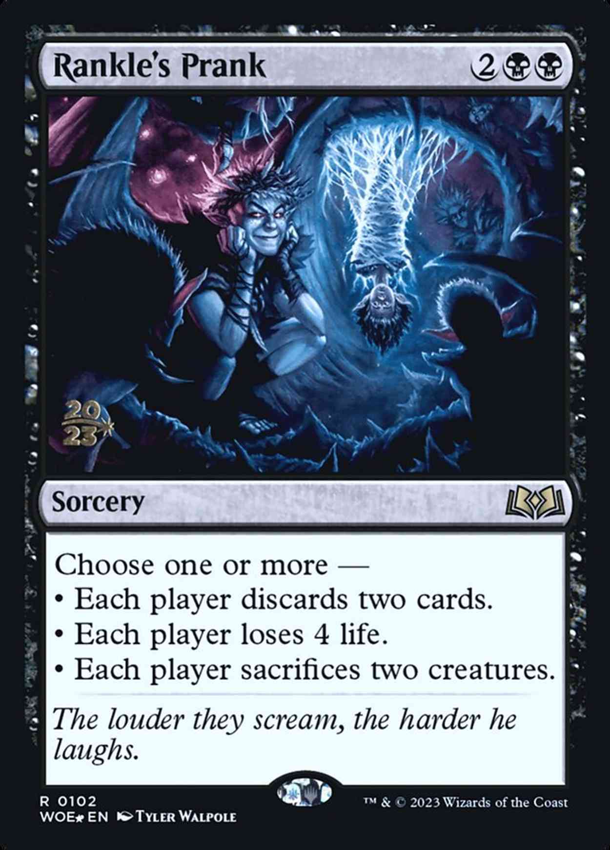 Rankle's Prank Price from mtg Prerelease Cards