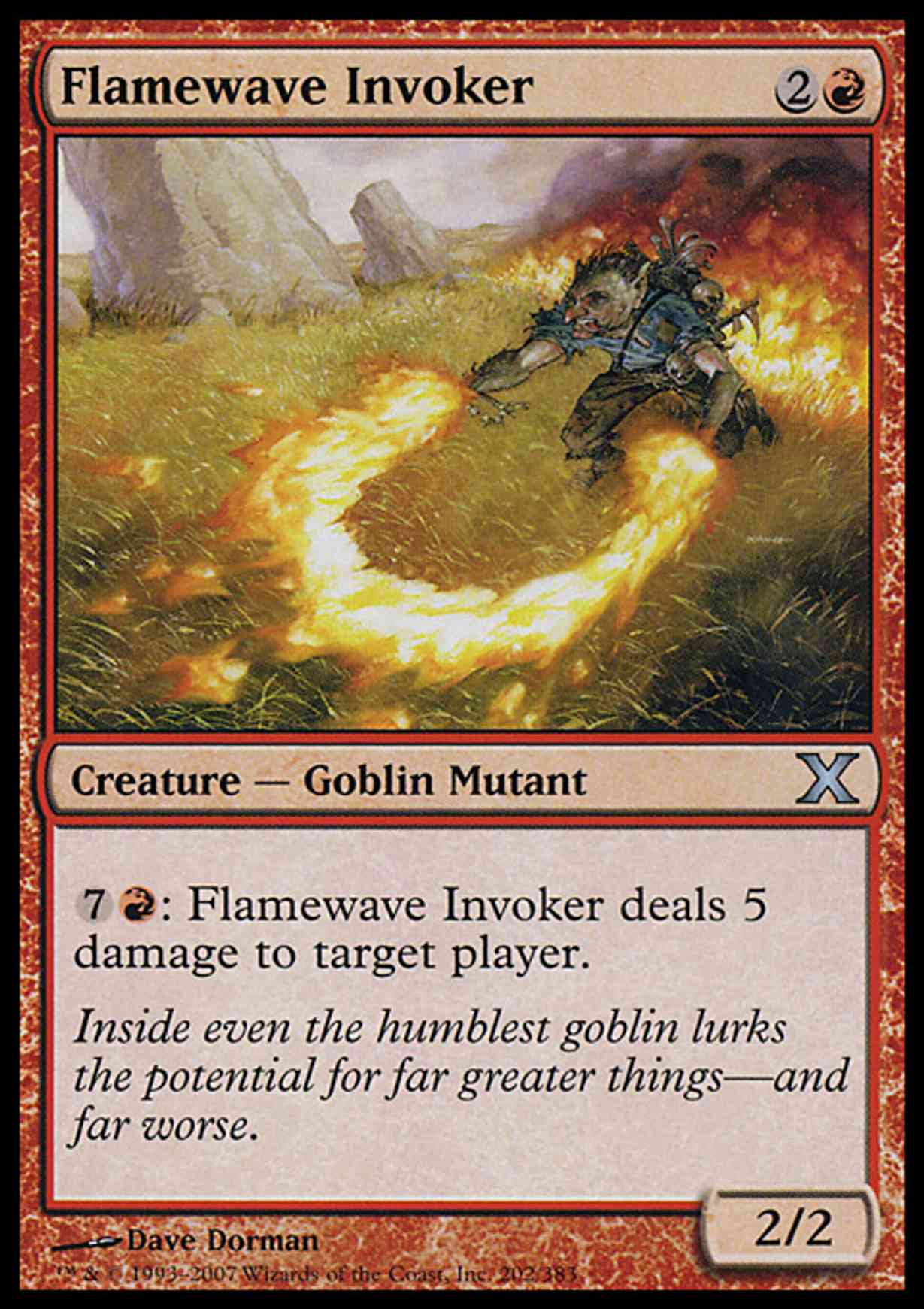 Flamewave Invoker Price from mtg Tenth Edition