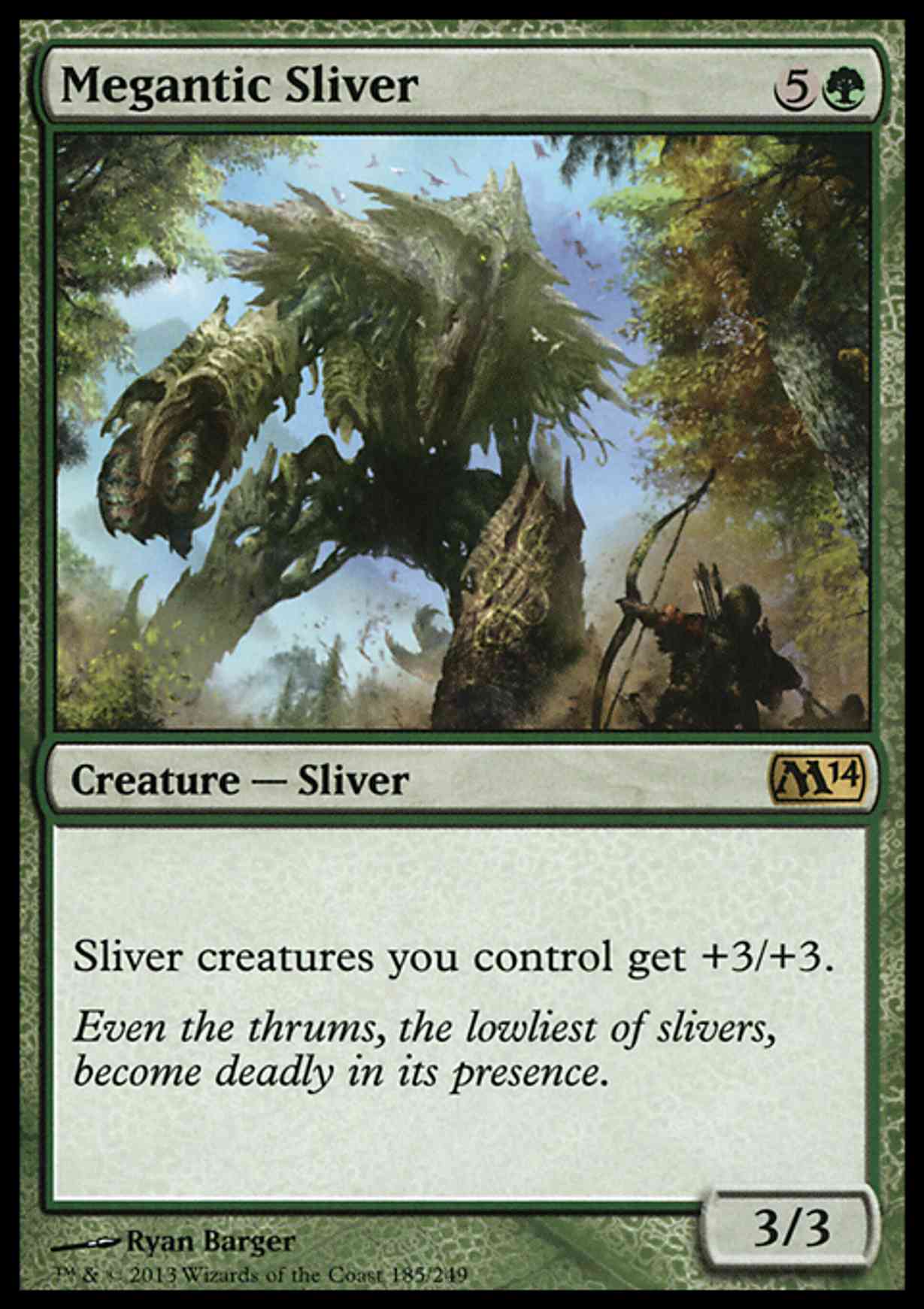 Megantic Sliver Price from mtg Magic 2014 Core Set