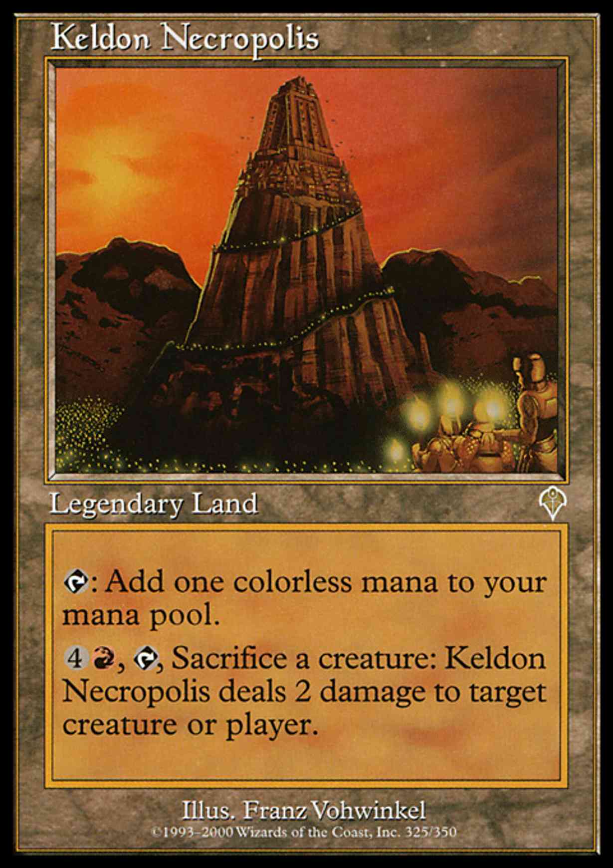 Keldon Necropolis Price from mtg Invasion