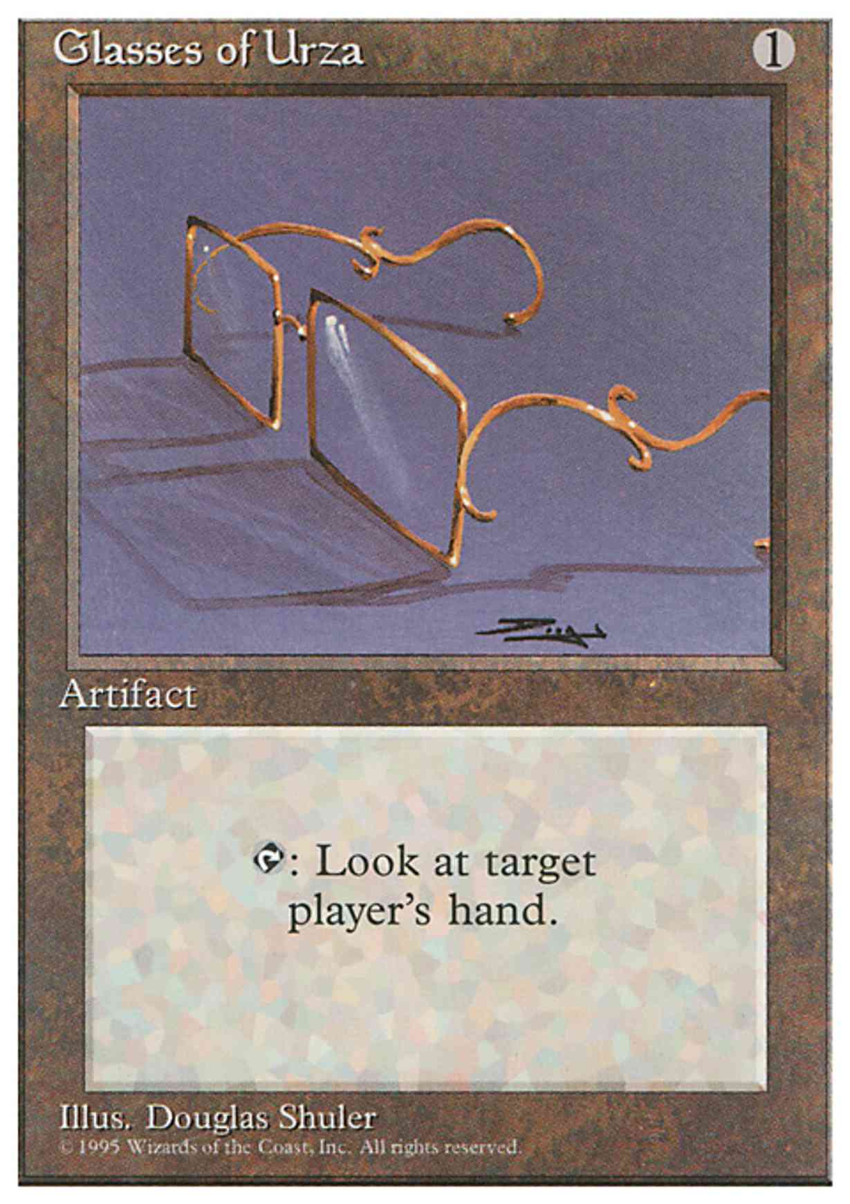 Glasses of Urza Price from mtg Fourth Edition