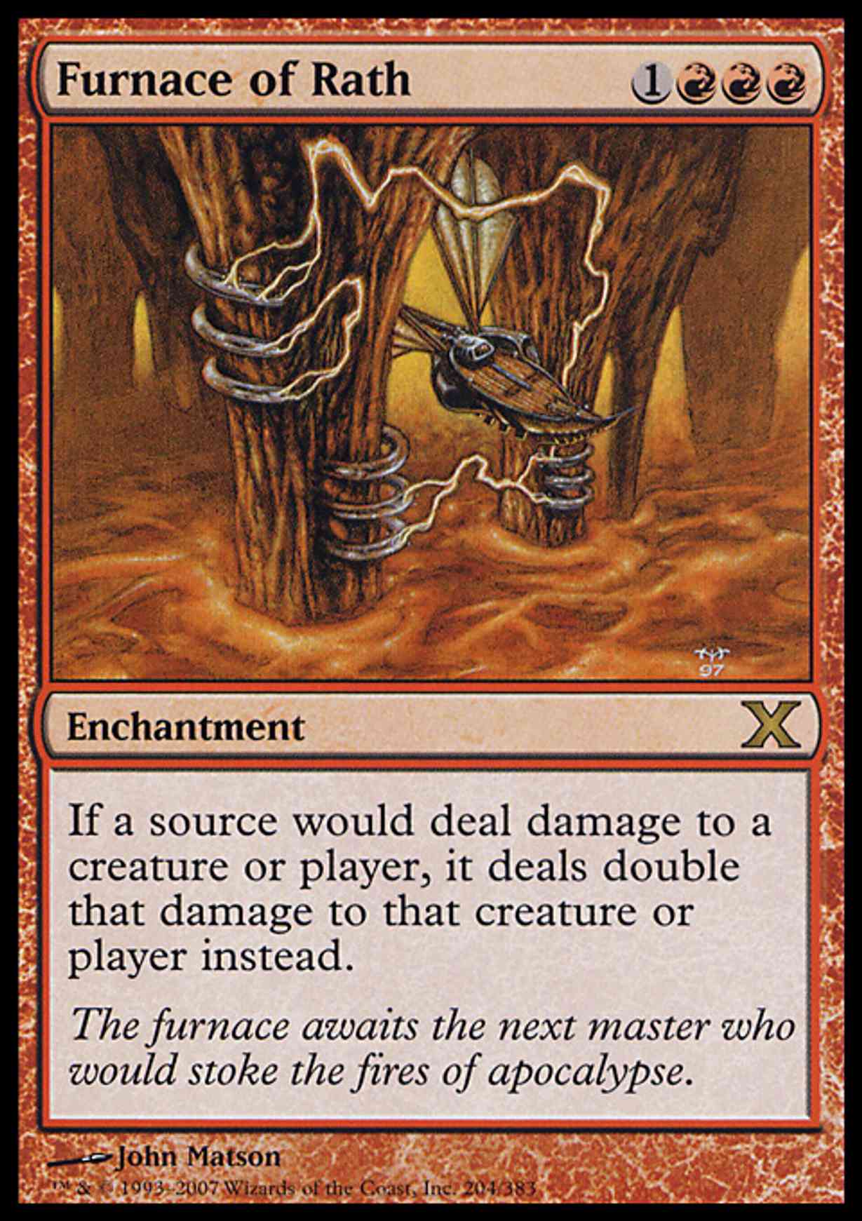 Furnace of Rath Price from mtg Tenth Edition