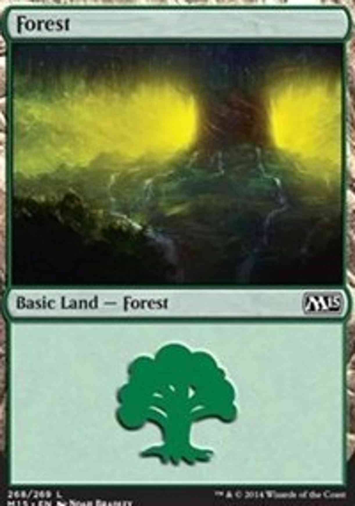Forest (268) Price from mtg Magic 2015 Core Set