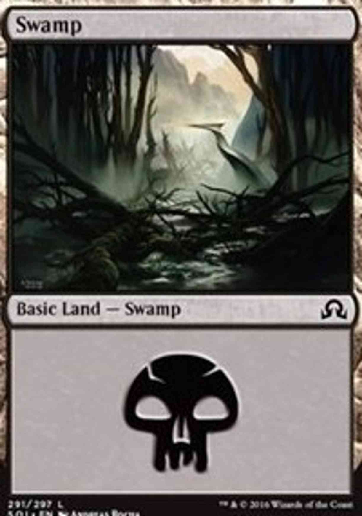Swamp (291) Price from mtg Shadows over Innistrad