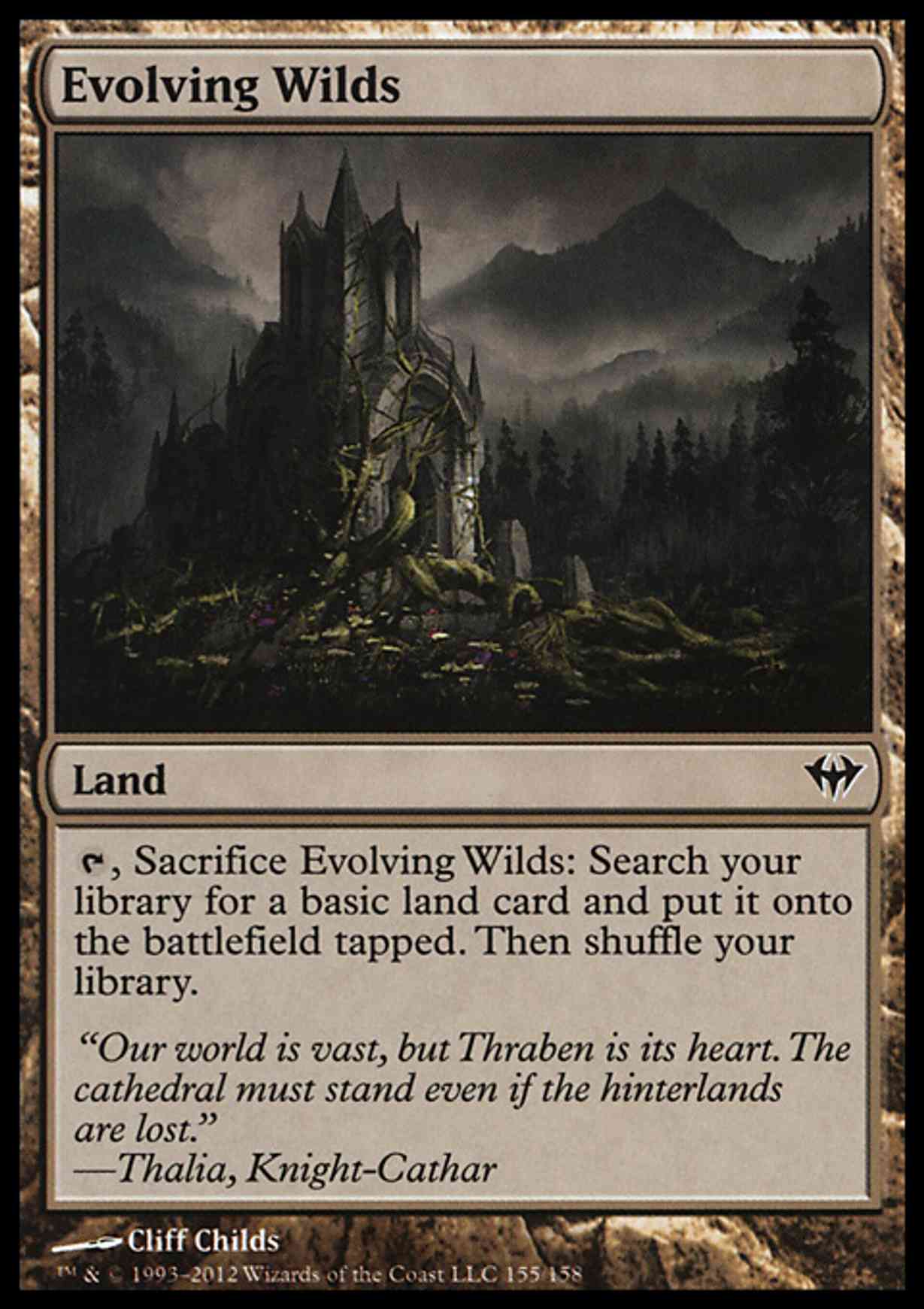 Evolving Wilds Price from mtg Dark Ascension