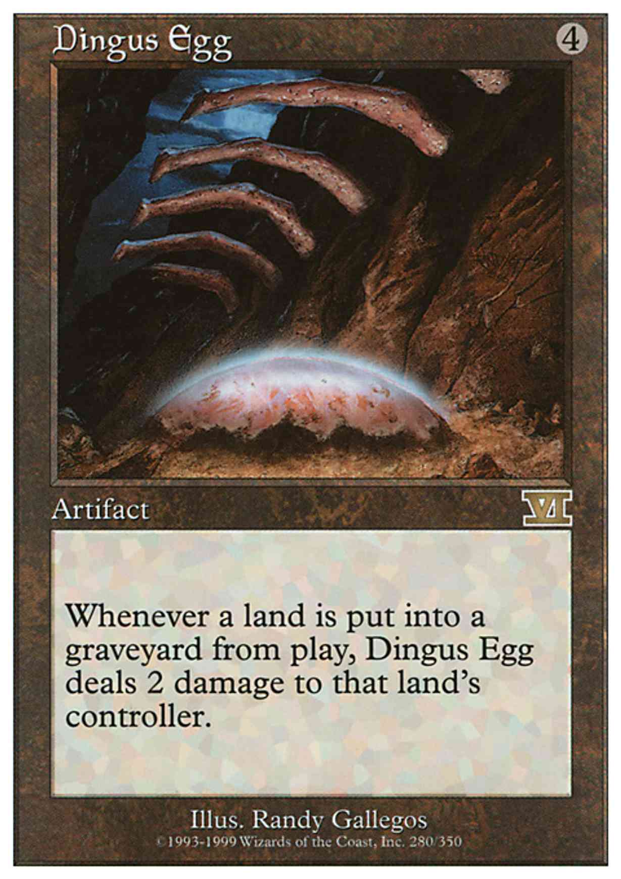 Dingus Egg Price from mtg Classic Sixth Edition