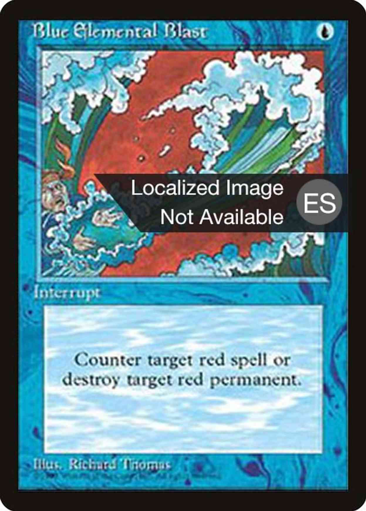Blue Elemental Blast Price from mtg Fourth Edition (Foreign Black Border)