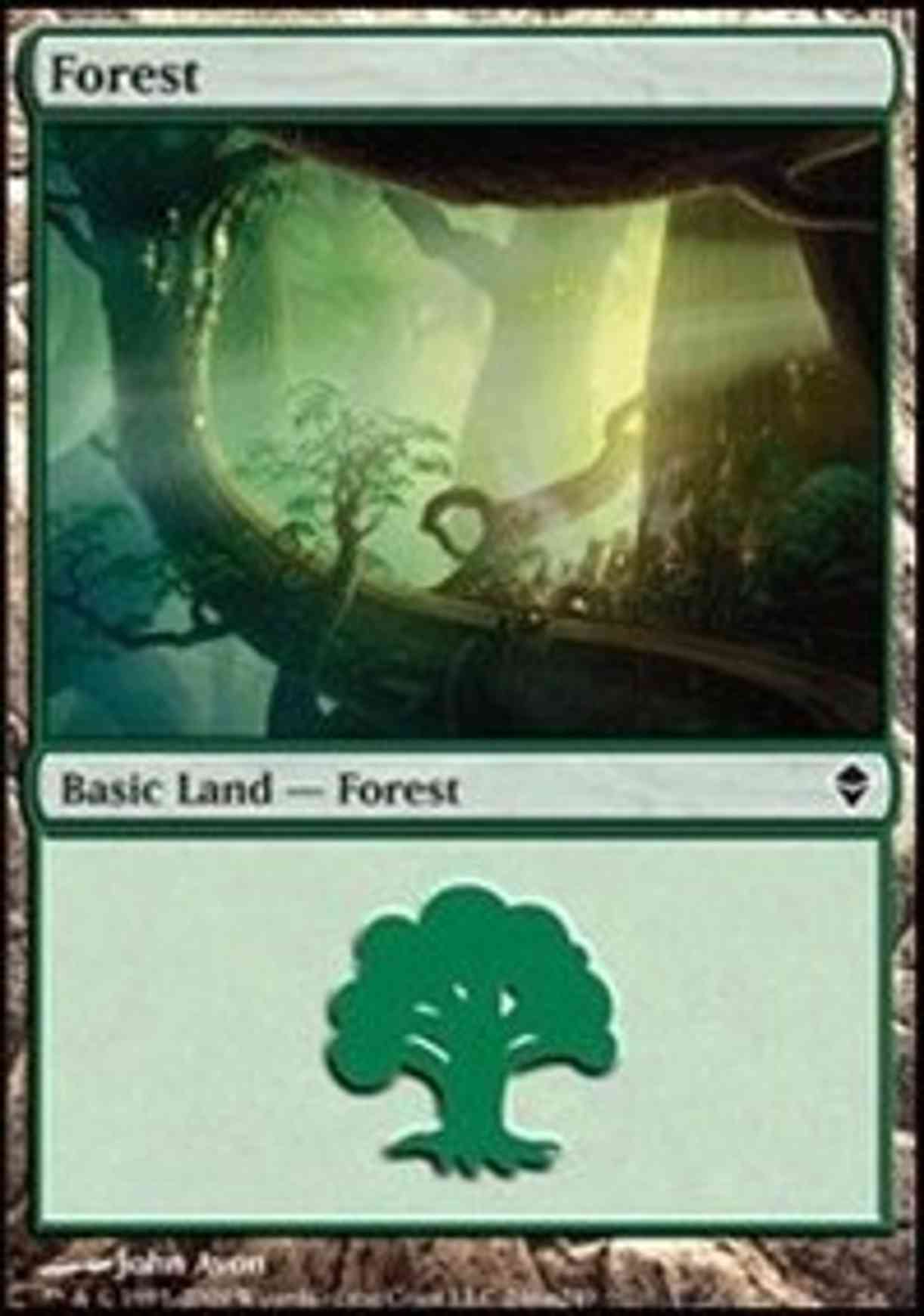 Forest (246a) Price from mtg Zendikar