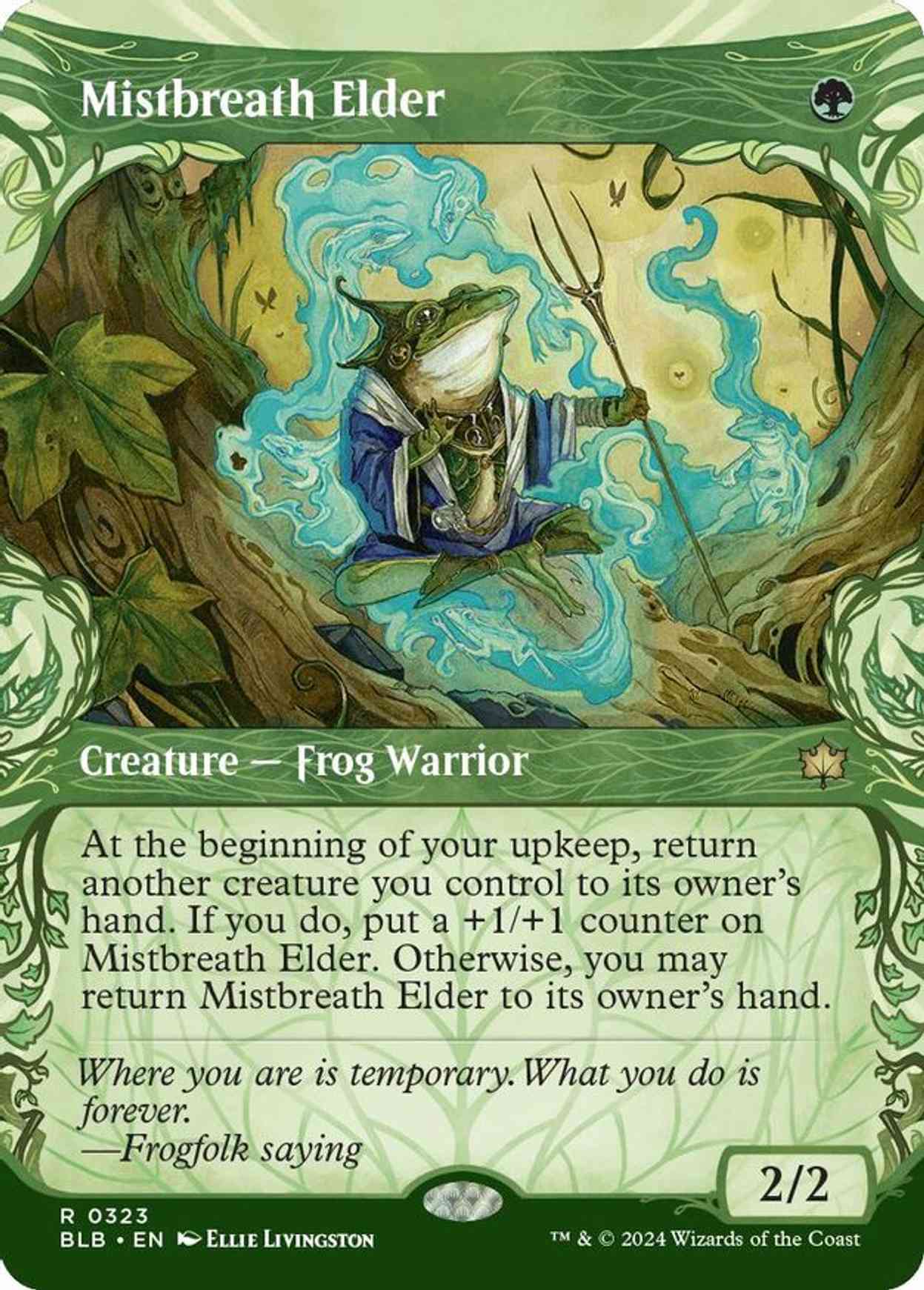 Mistbreath Elder (Showcase) Price from mtg Bloomburrow