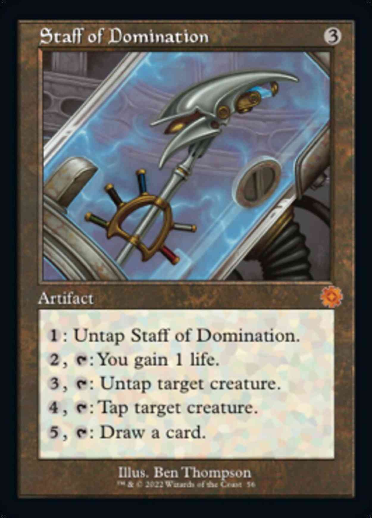 Staff of Domination Price from mtg The Brothers' War Retro Artifacts