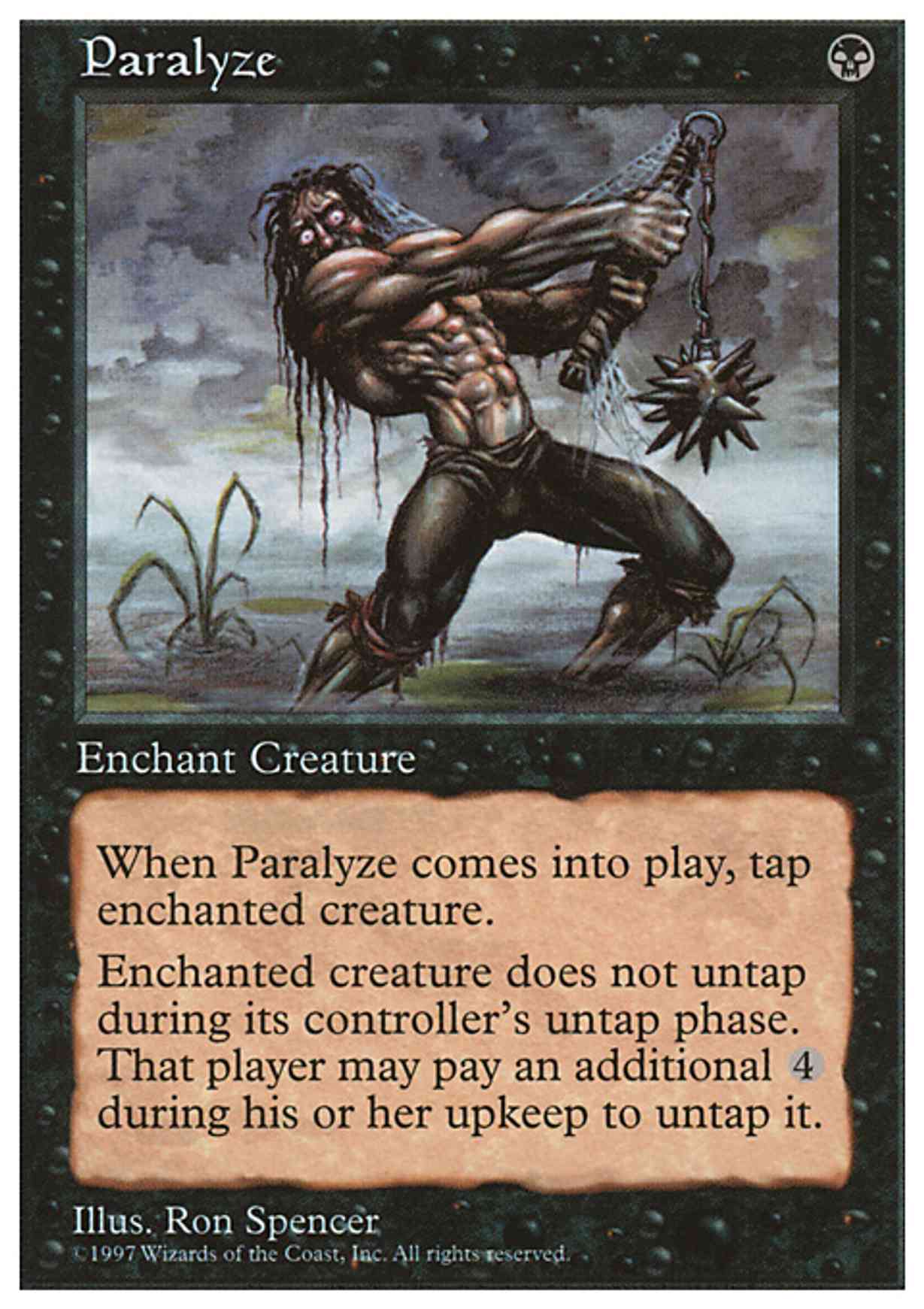 Paralyze Price from mtg Fifth Edition