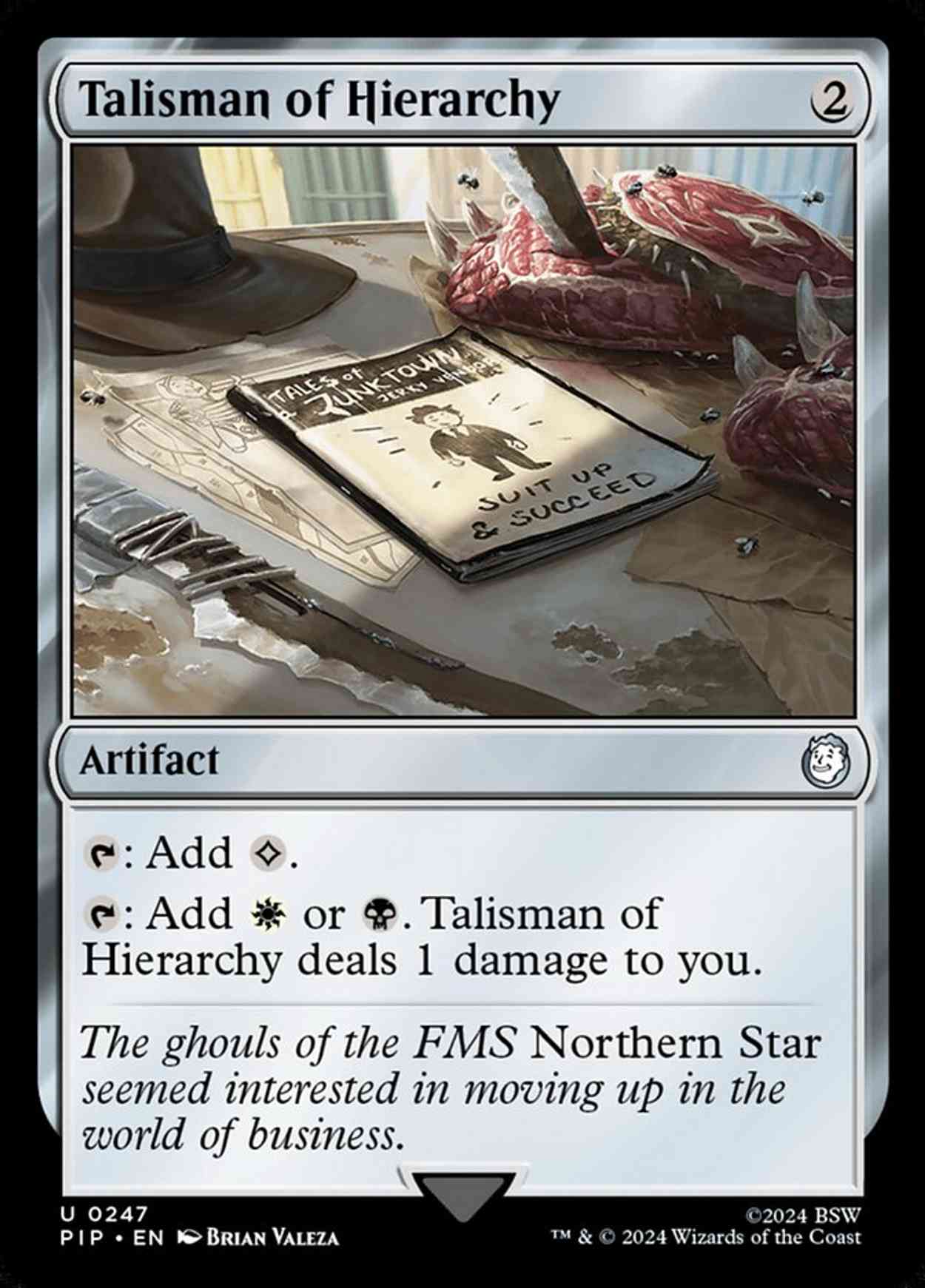 Talisman of Hierarchy Price from mtg Universes Beyond: Fallout