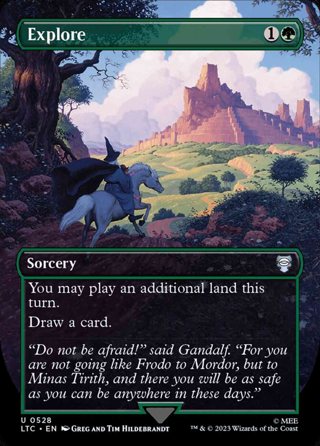 Explore (Borderless) Price from mtg Tales of Middle-Earth Commander