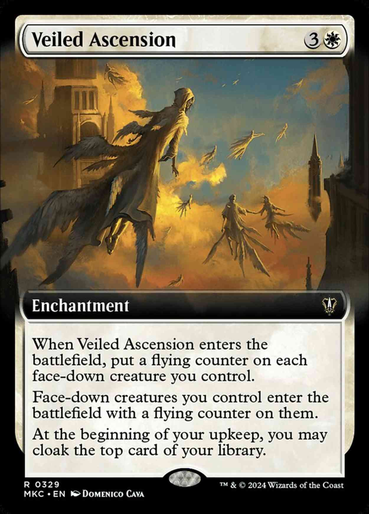 Veiled Ascension (Extended Art) Price from mtg Murders at Karlov Manor ...