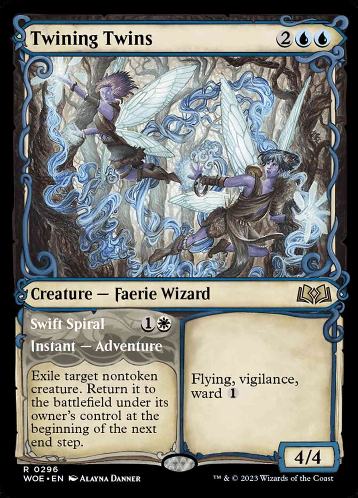 Twining Twins (Showcase) Price from mtg Wilds of Eldraine