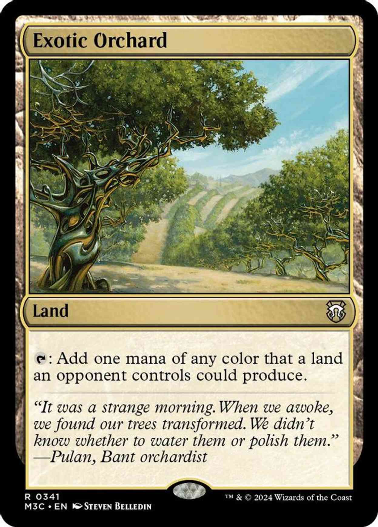 Exotic Orchard (Ripple Foil) Price from mtg Modern Horizons 3 Commander