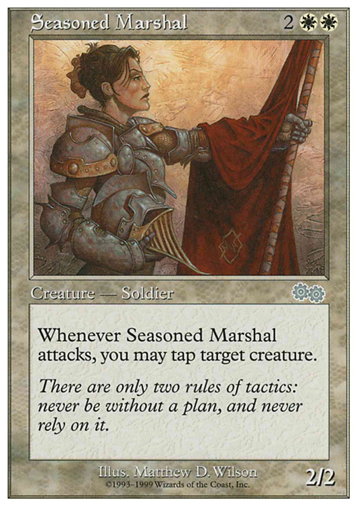 Seasoned Marshal Price from mtg Battle Royale Box Set