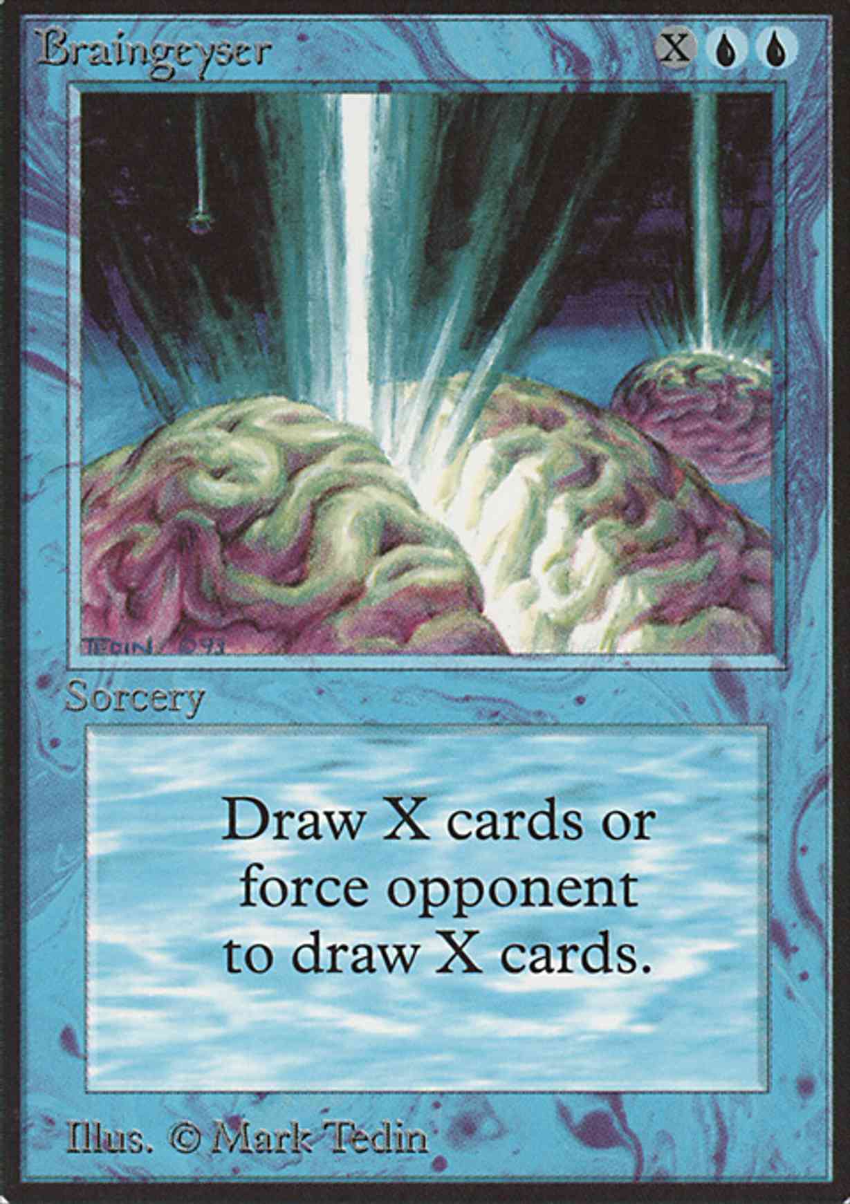 Braingeyser Price from mtg Limited Edition Beta