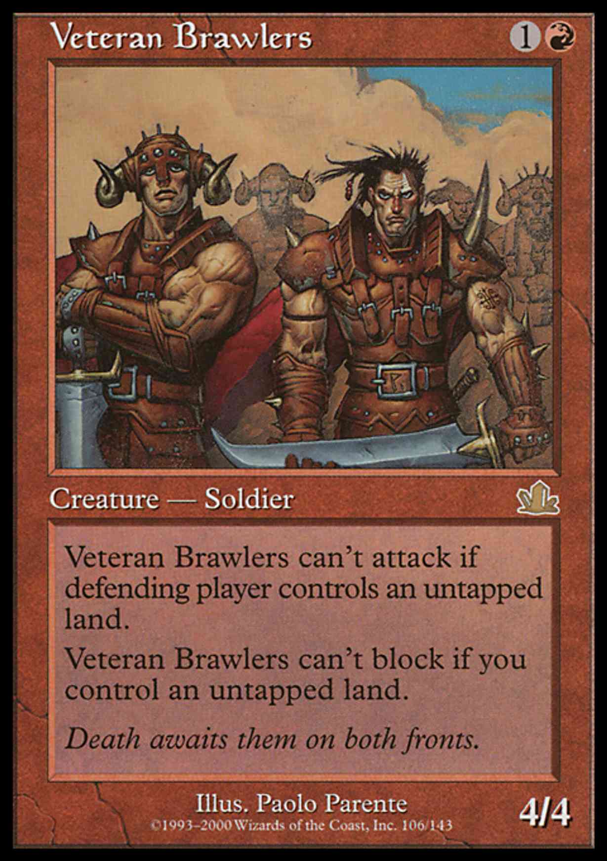 Veteran Brawlers Price from mtg Prophecy