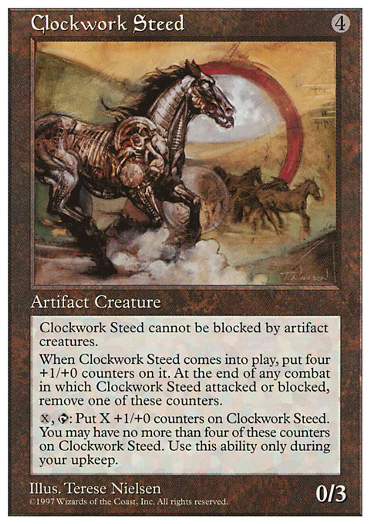Clockwork Steed Price from mtg Fifth Edition