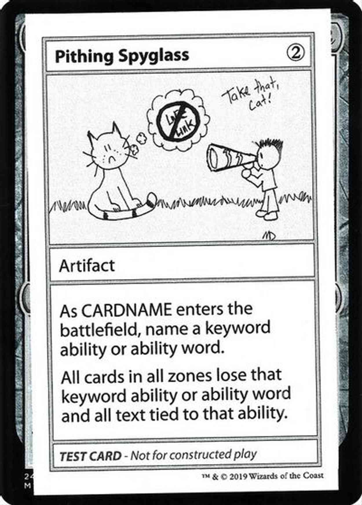 Pithing Spyglass (No PW Symbol) Price from mtg Mystery Booster Playtest ...