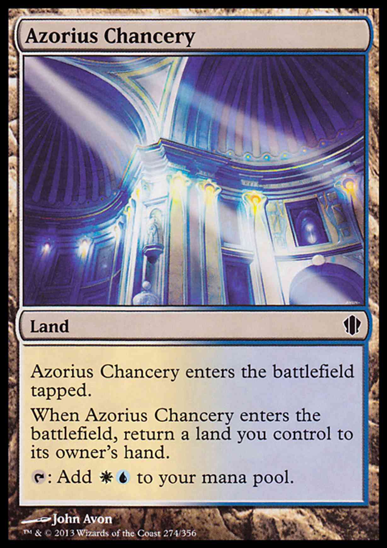 Azorius Chancery Price from mtg Commander 2013 Edition