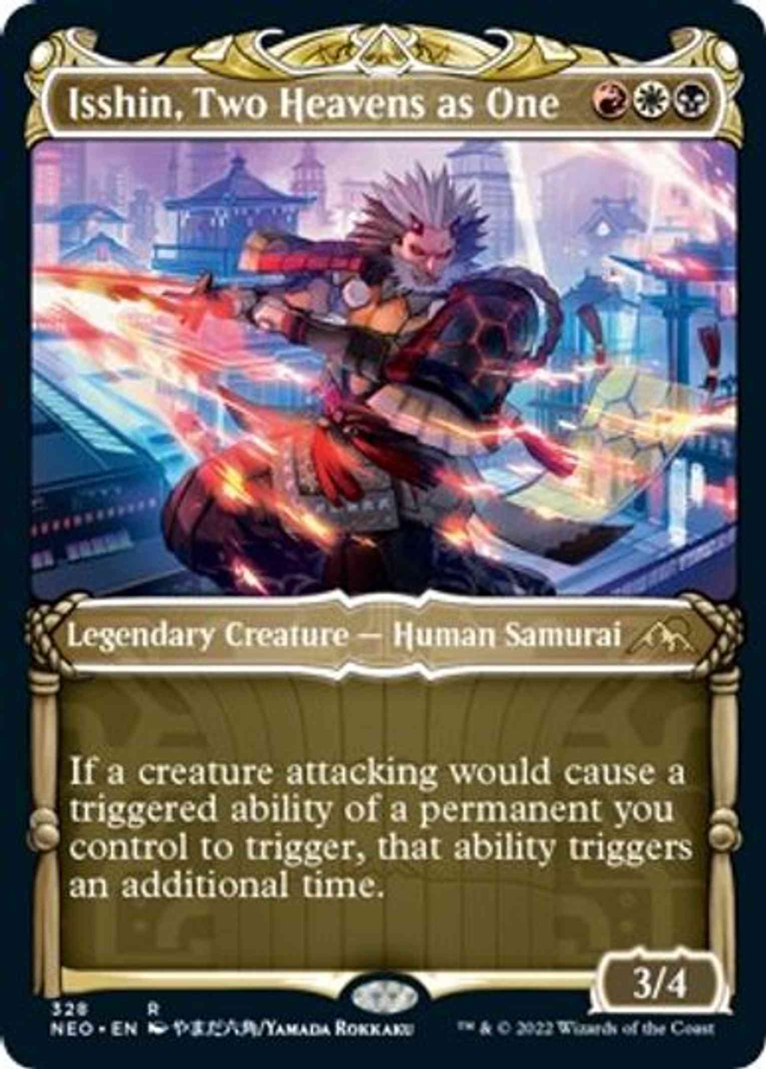 Isshin, Two Heavens as One (Showcase) Price Kamigawa: Neon Dynasty MTG