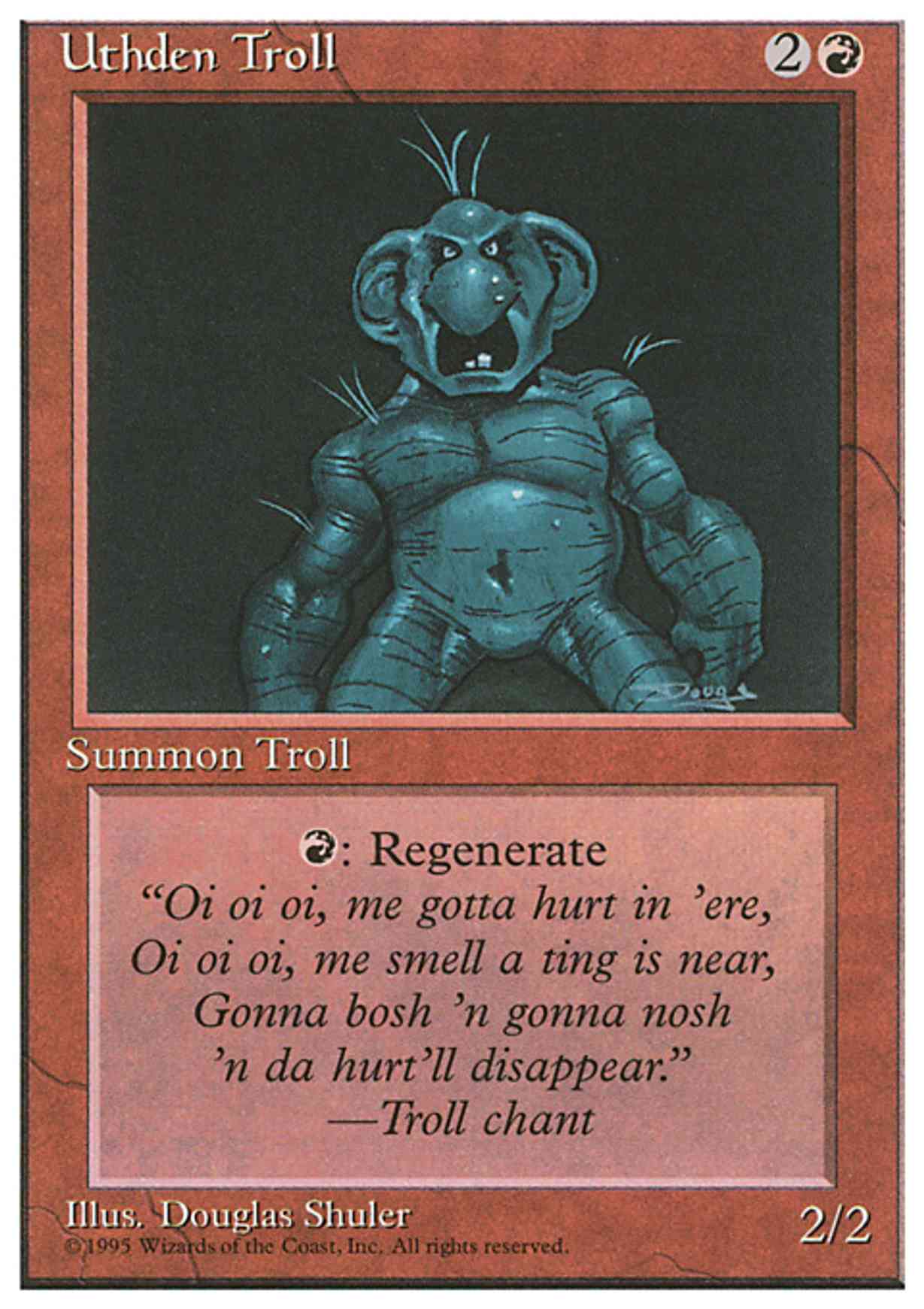 Uthden Troll Price from mtg Fourth Edition