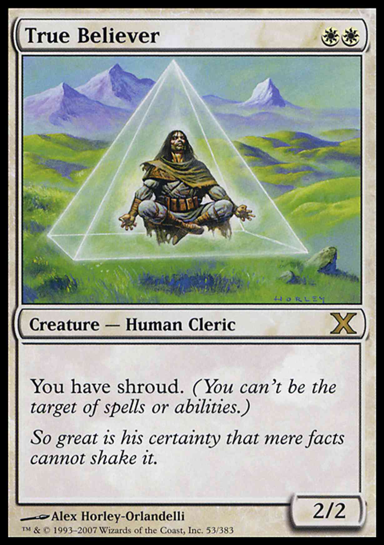 True Believer Price from mtg Tenth Edition
