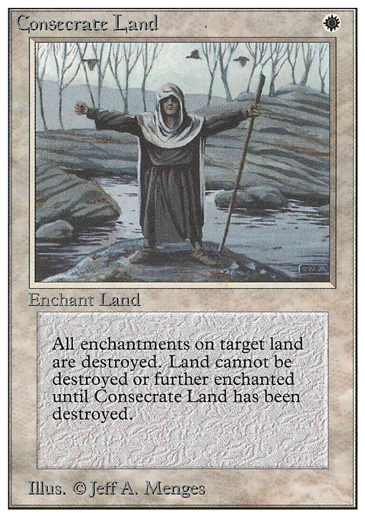 Consecrate Land Price from mtg Unlimited Edition