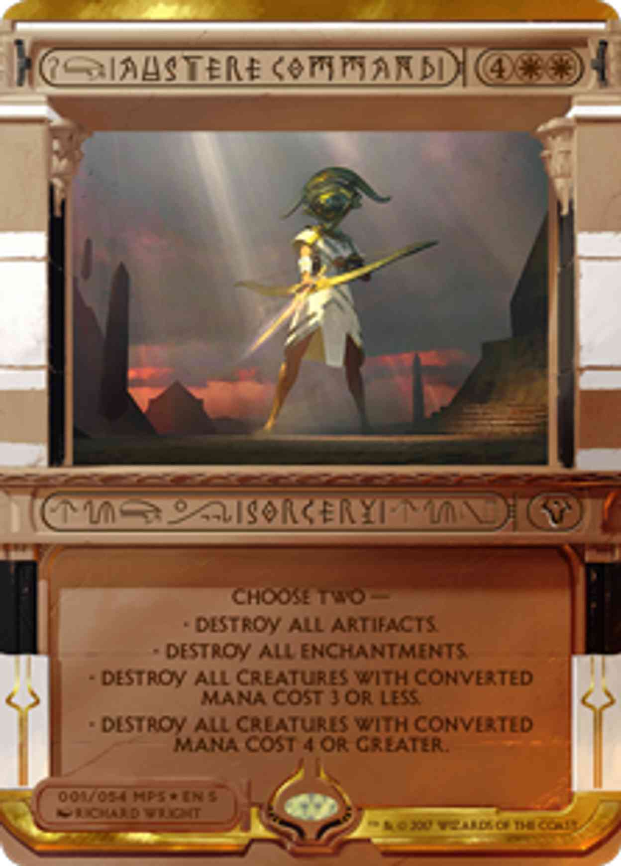 Austere Command Price from mtg Masterpiece Series: Amonkhet Invocations