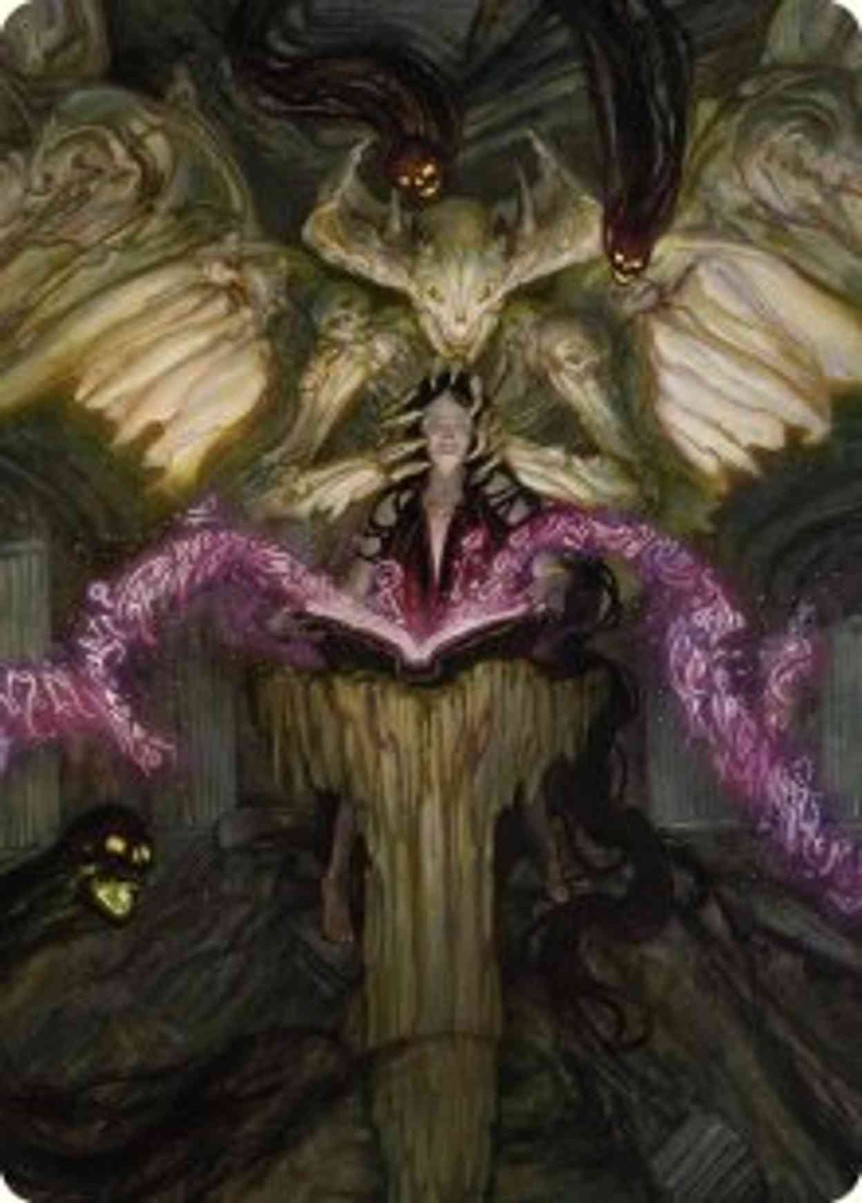 Demonic Tutor Art Card Price from mtg Commander Masters Art Series