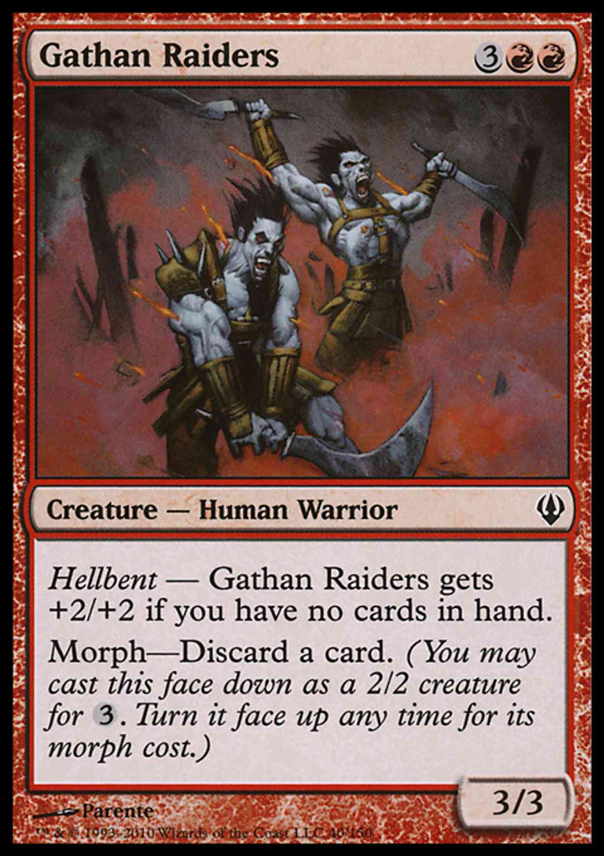 Gathan Raiders Price from mtg Archenemy