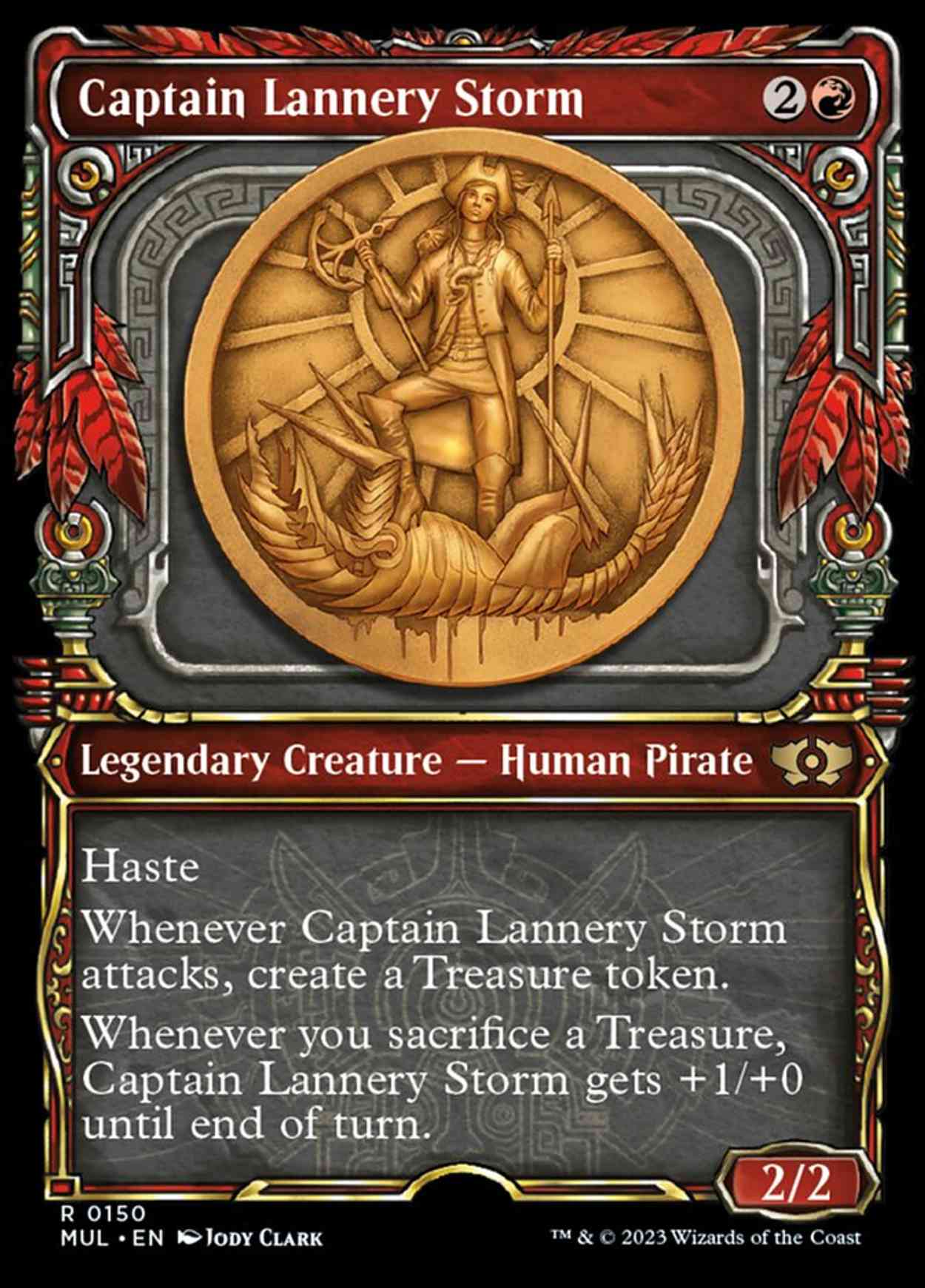 Captain Lannery Storm (Halo Foil) Price from mtg Multiverse Legends