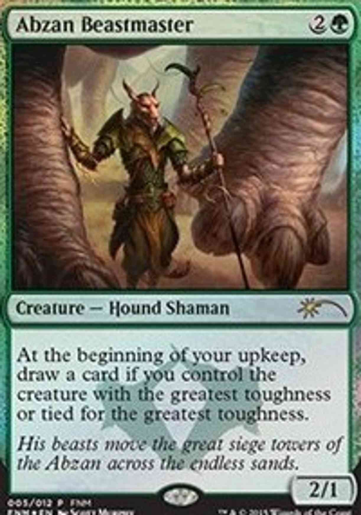 Abzan Beastmaster Price from mtg FNM Promos