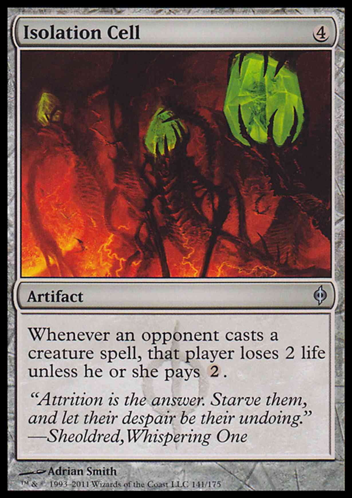 Isolation Cell Price from mtg New Phyrexia