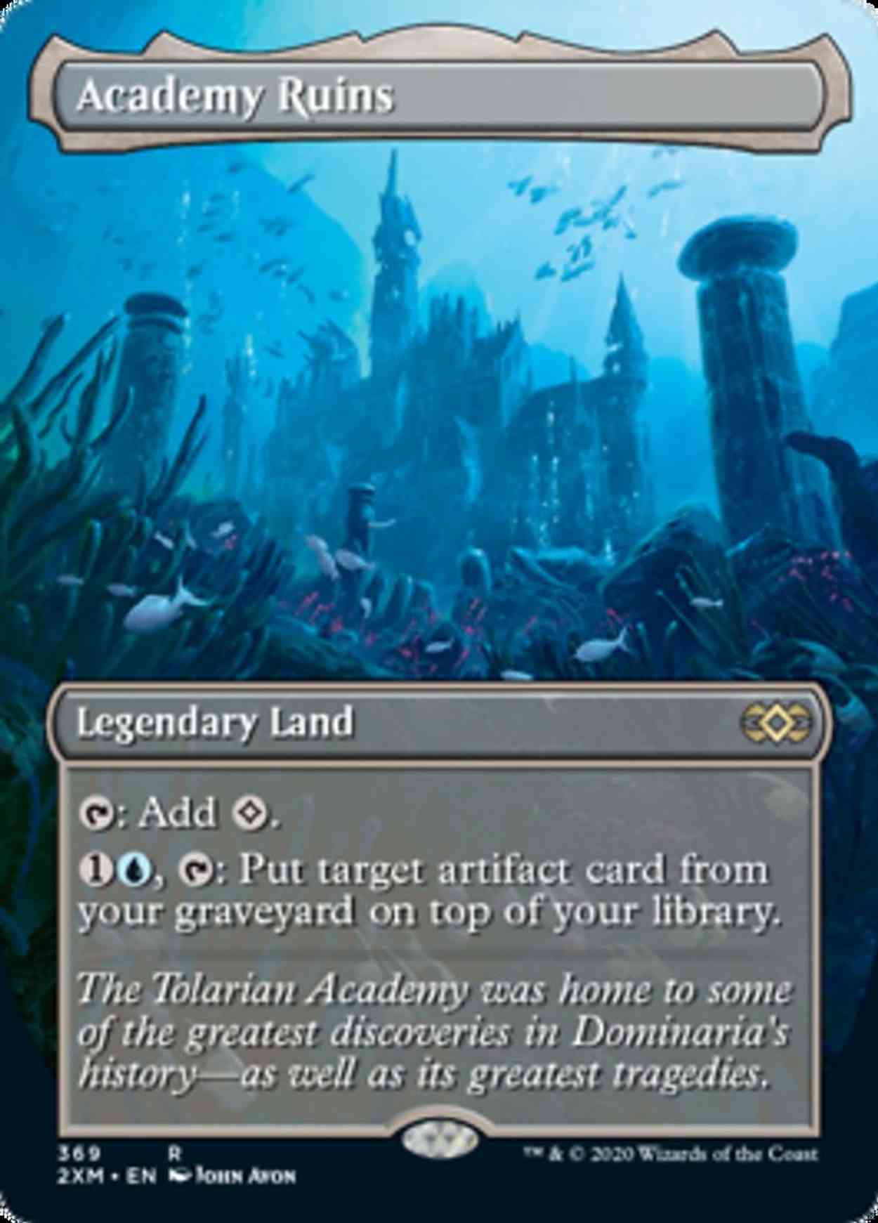 Academy Ruins (Borderless) Price from mtg Double Masters