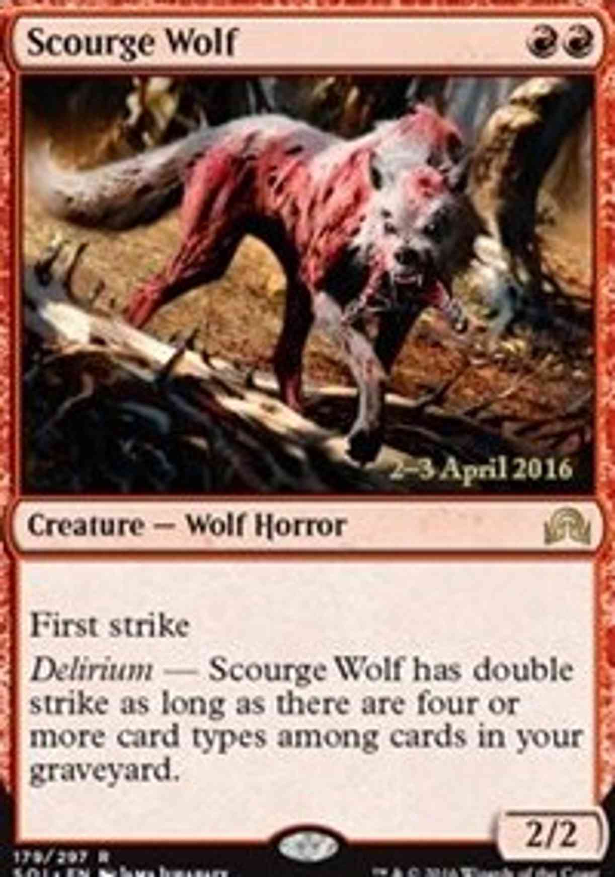 Scourge Wolf Price from mtg Prerelease Cards