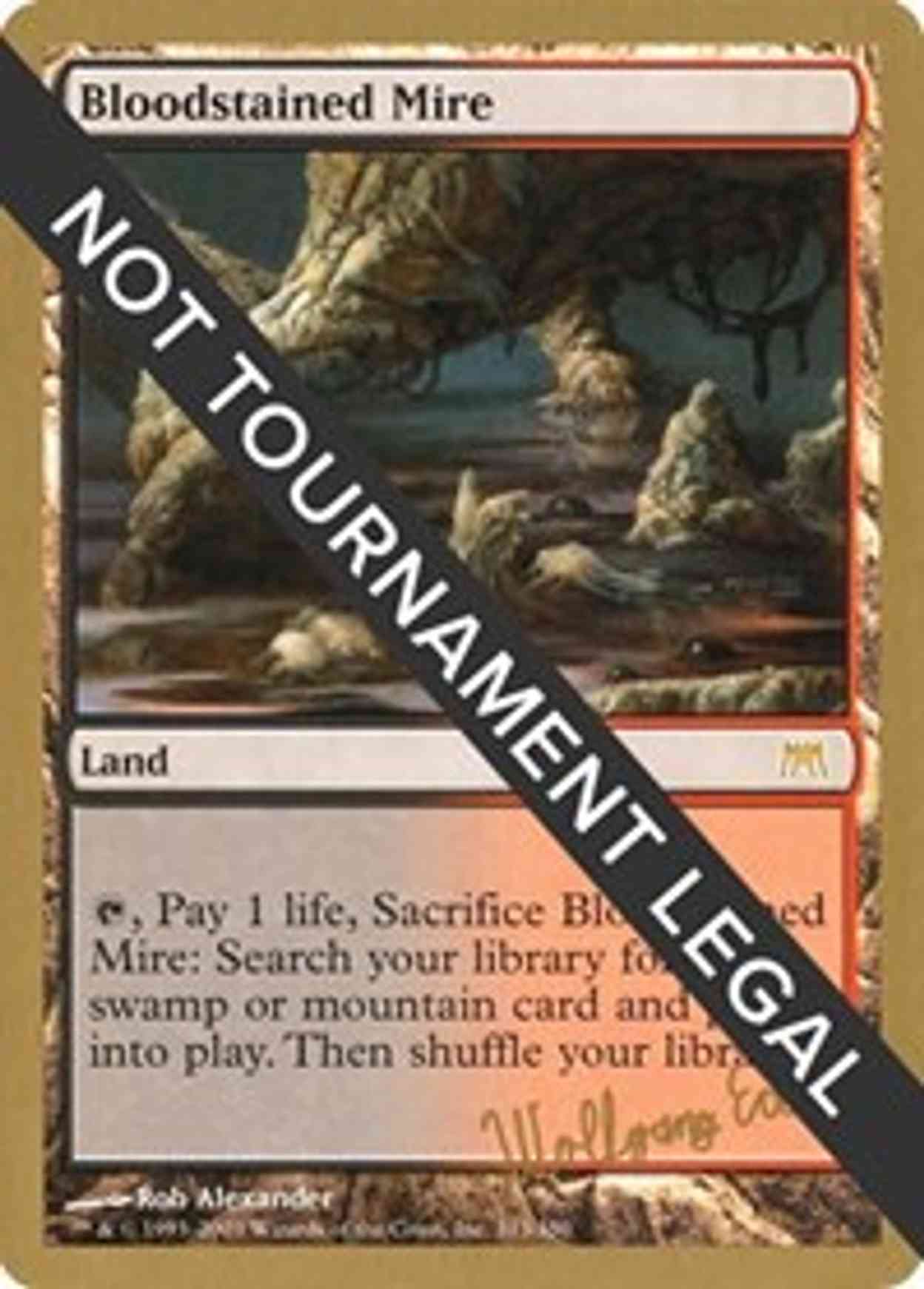 Bloodstained Mire - 2003 Wolfgang Eder (ONS) Price from mtg World Championship Decks