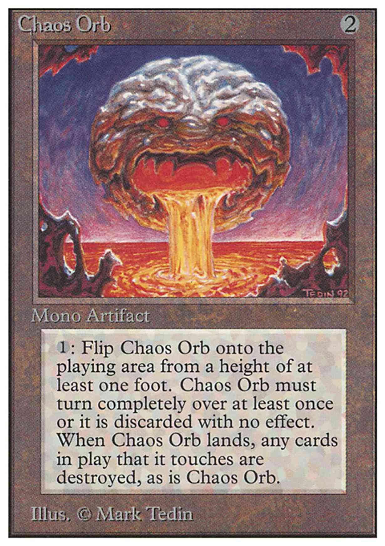 Chaos Orb Price from mtg Unlimited Edition