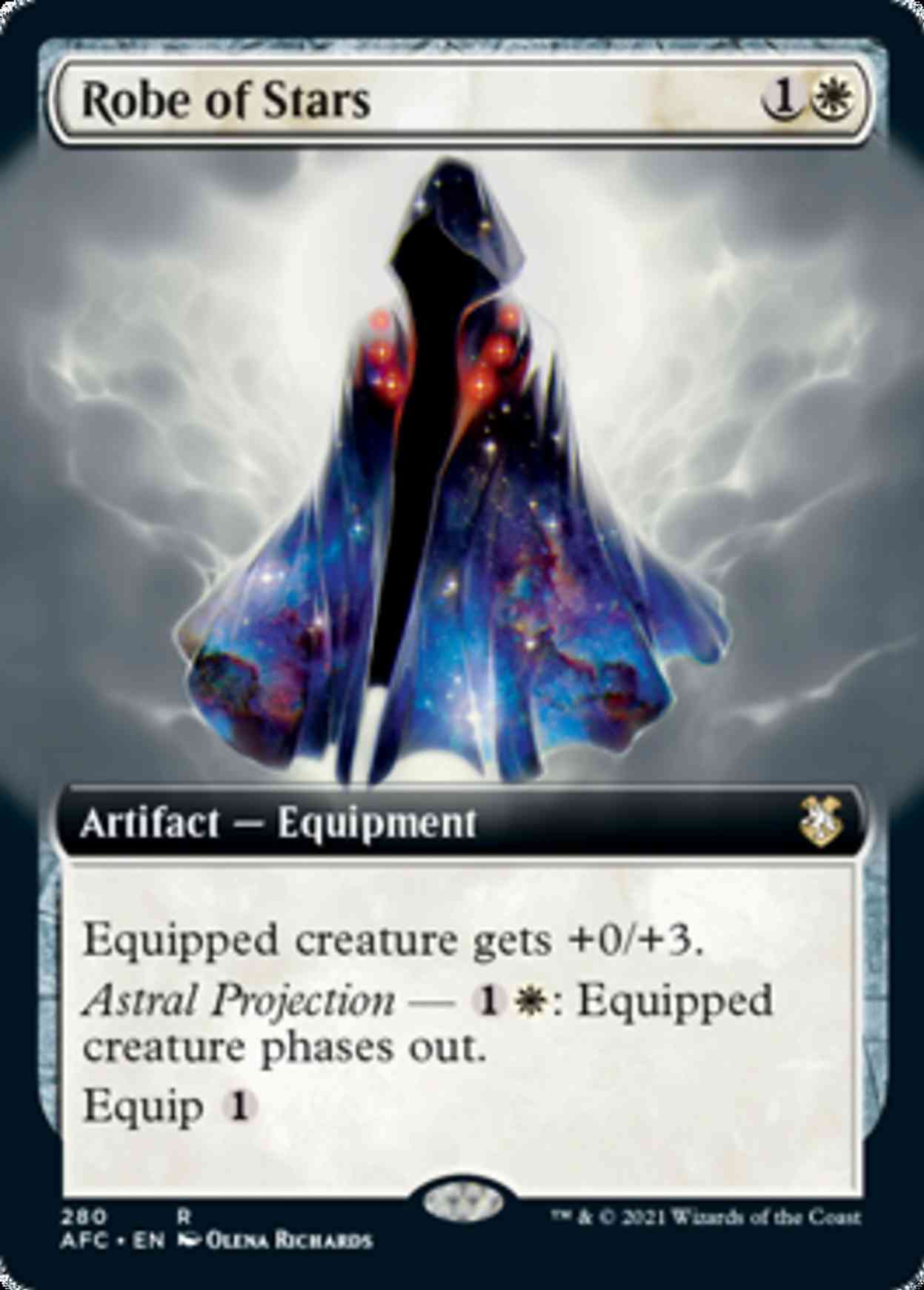 Robe of Stars (Extended Art) Price from mtg Forgotten Realms Commander
