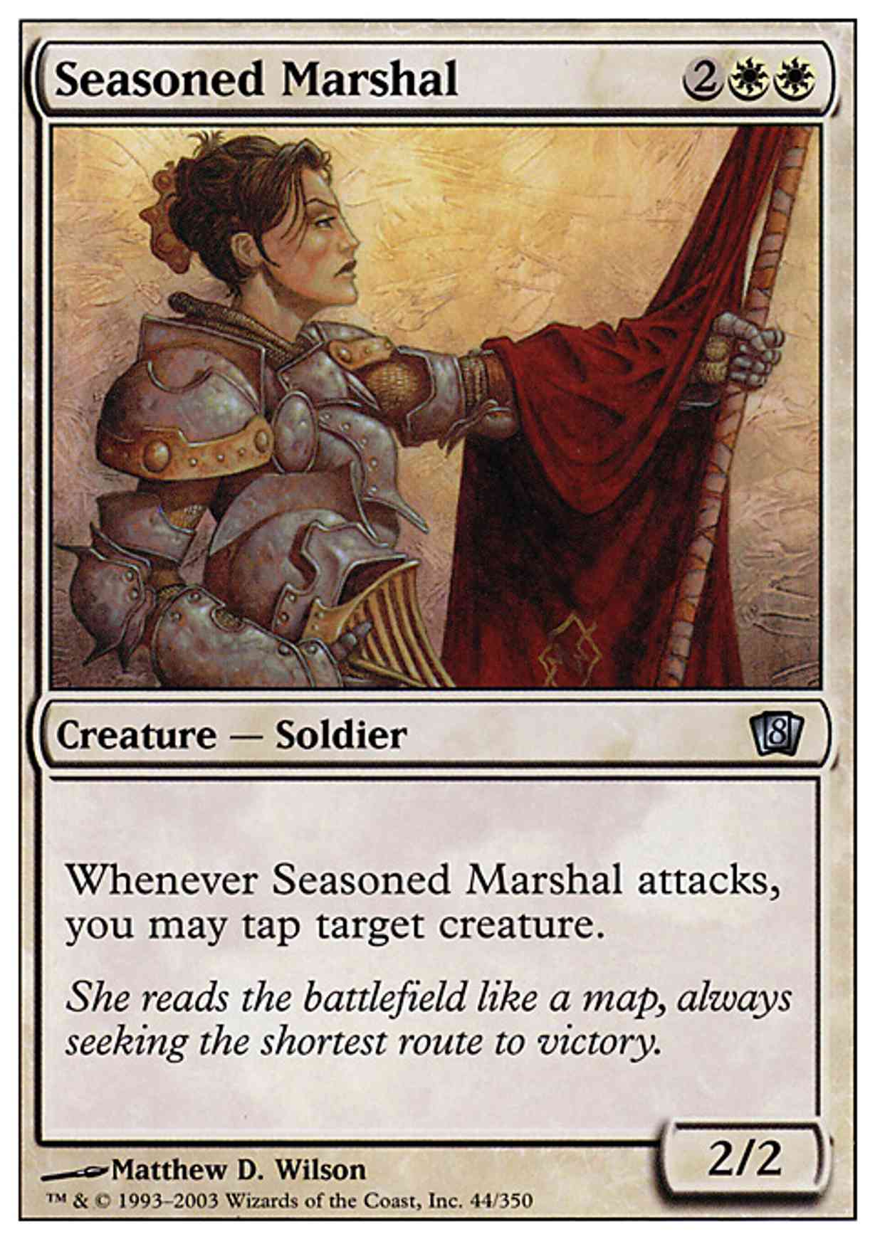Seasoned Marshal Price from mtg Eighth Edition