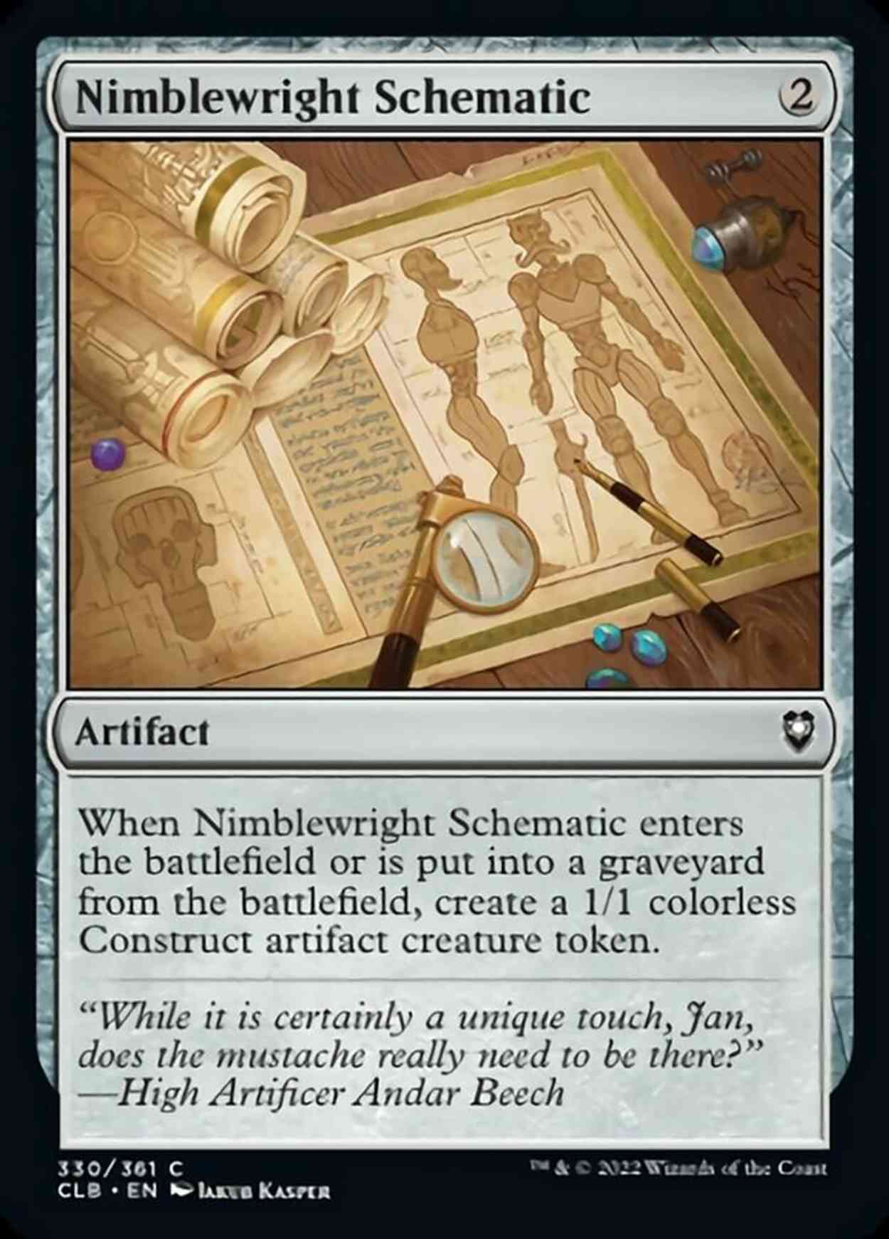 Nimblewright Schematic Price from mtg Commander Legends: Battle for ...