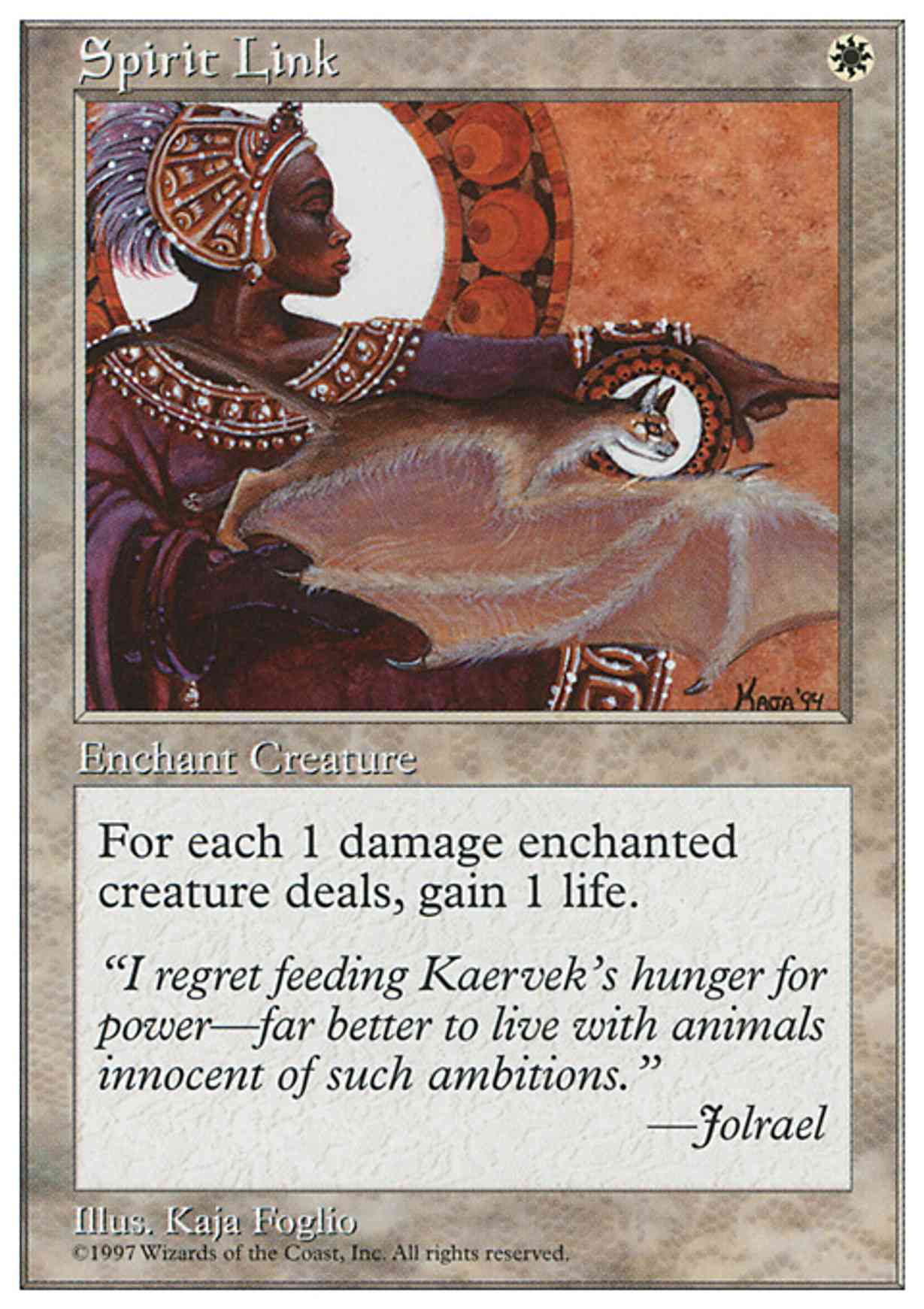 Spirit Link Price from mtg Fifth Edition