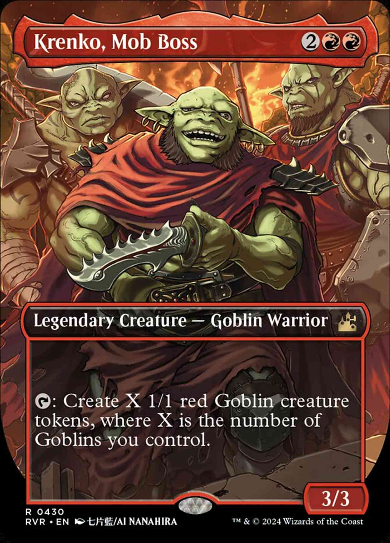 Krenko, Mob Boss (Anime Borderless) Price from mtg Ravnica Remastered Krenko, Mob Boss (Anime Borderless) Price from mtg Ravnica Remastered