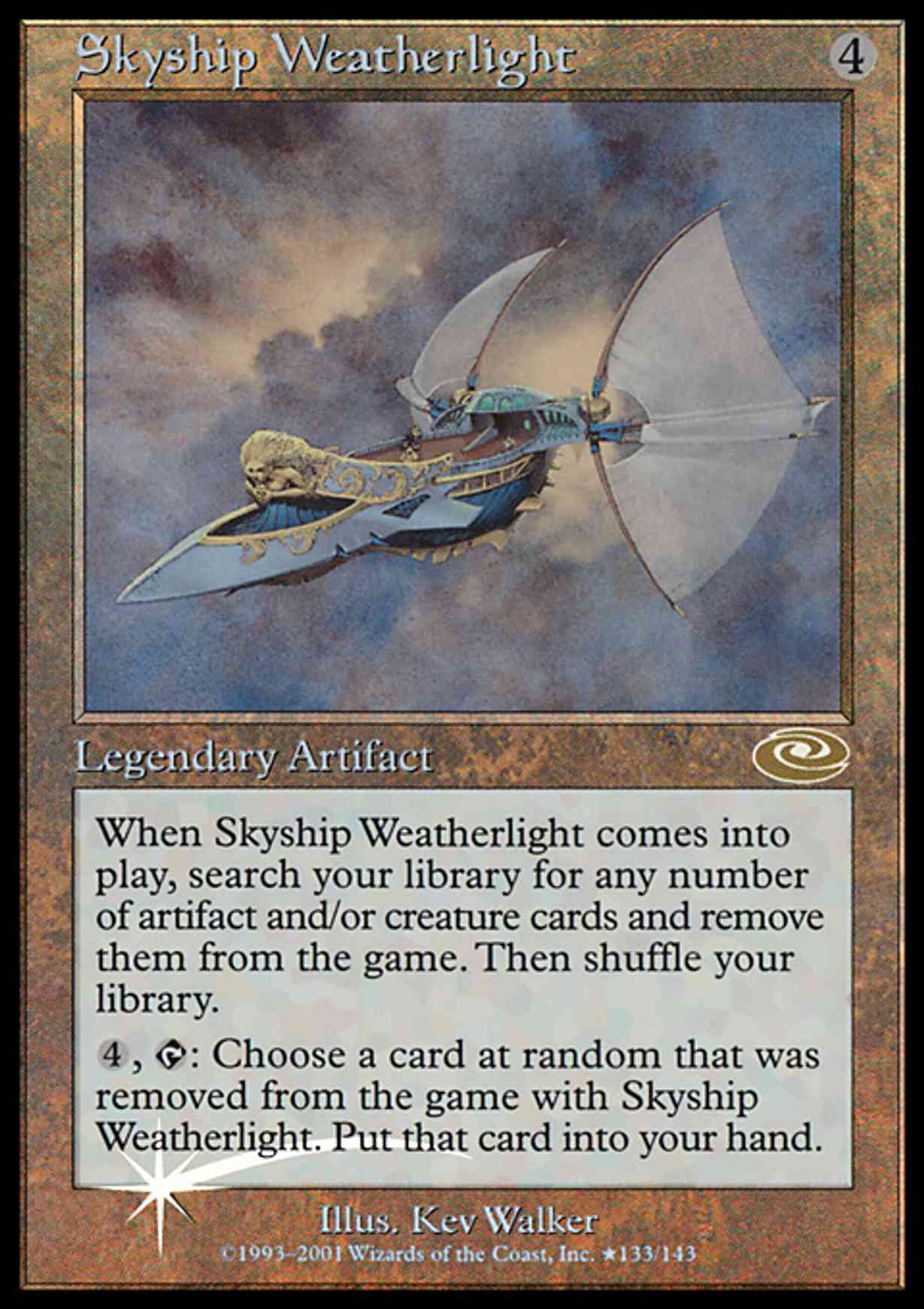 Skyship Weatherlight (Alt. Art Foil) Price from mtg Planeshift