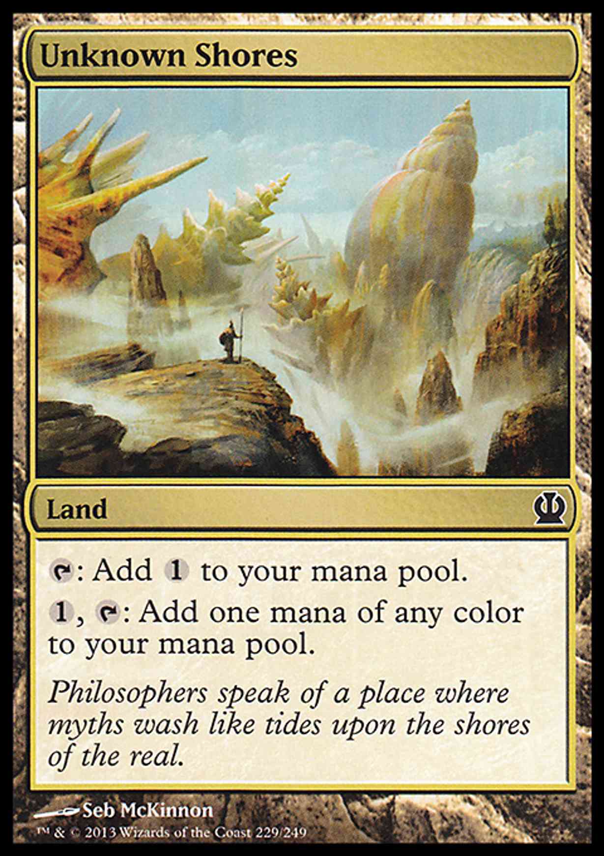 Unknown Shores Price from mtg Theros