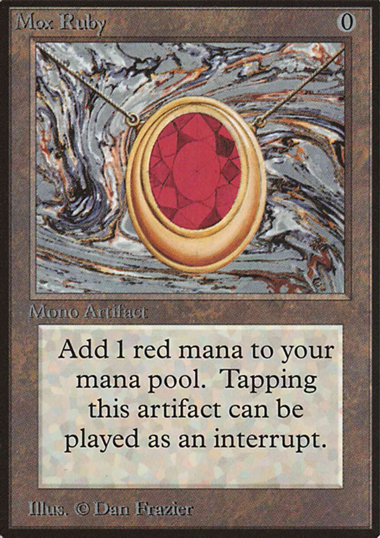 Mox Ruby Price from mtg Limited Edition Beta