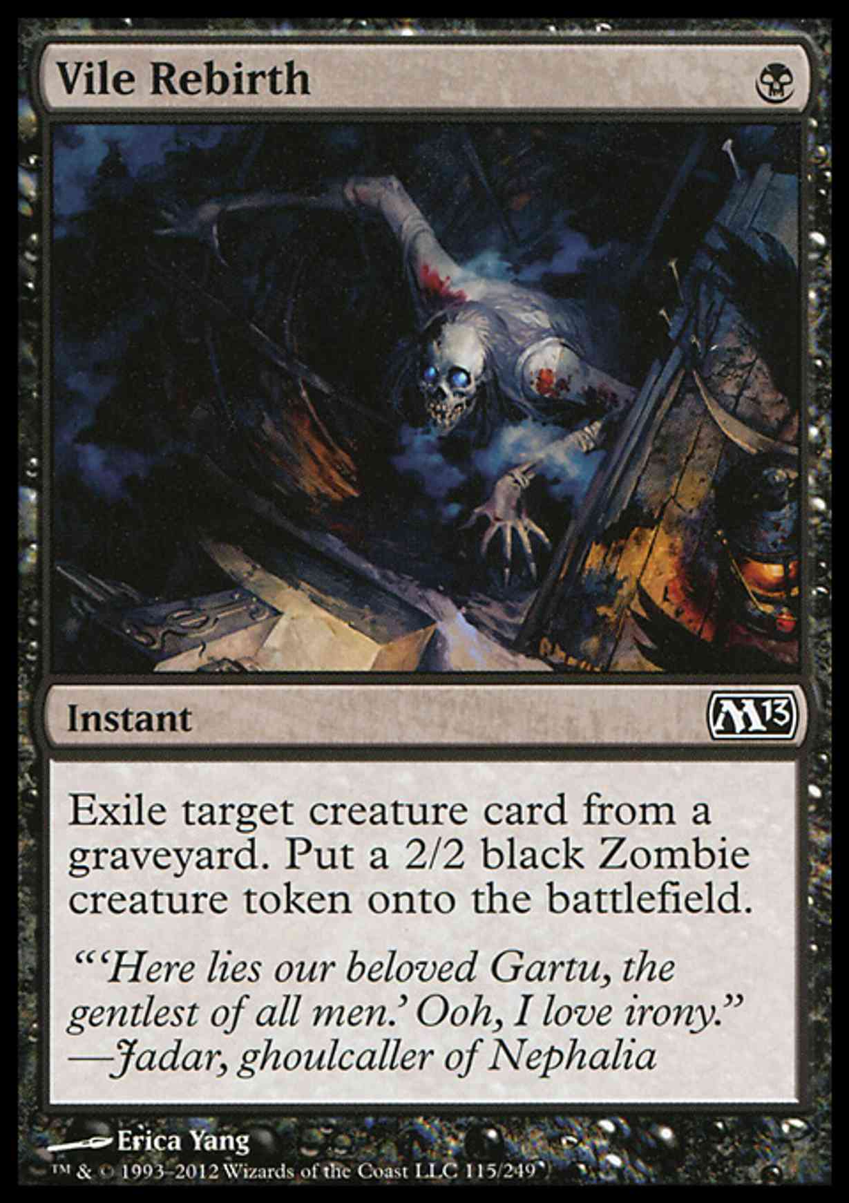 Vile Rebirth Price from mtg Magic 2013